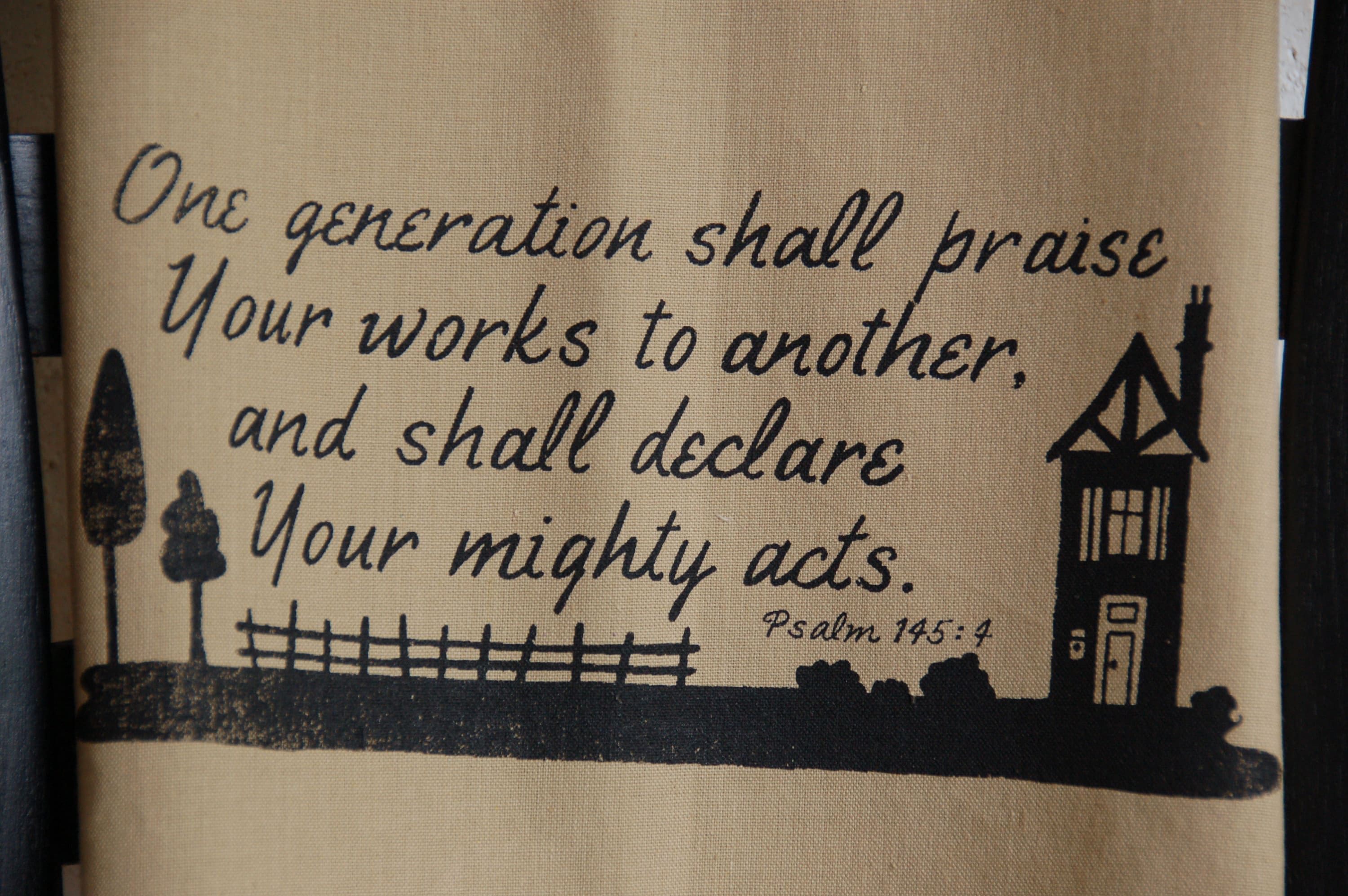 One Generation Shall Praise Your Works psalm 145:4 - Etsy Norway