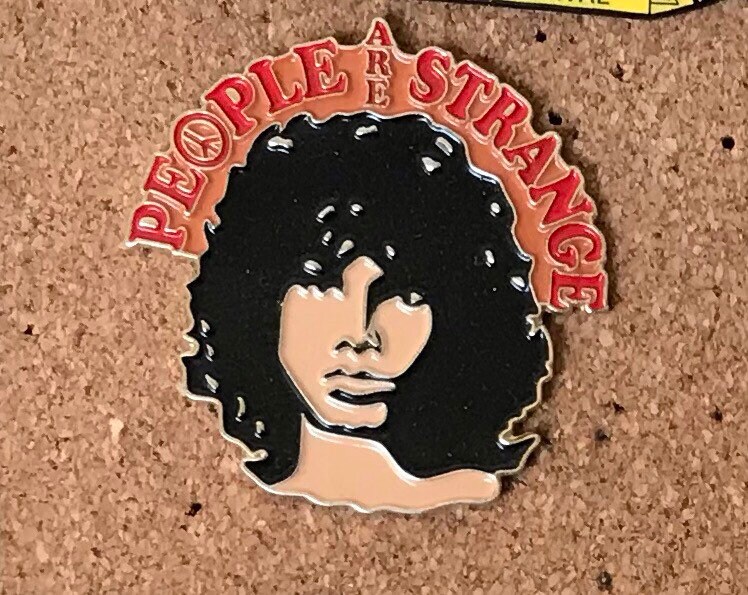 Jim Morrison "people Are Strange" Pin - Etsy