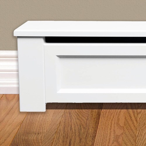 Shaker Style 4 Ft. Wood Baseboard Heater Cover Kit in White - Etsy