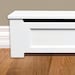 Shaker Style 4 Ft. Wood Baseboard Heater Cover Kit in White - Etsy