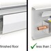 Shaker Style 4 Ft. Wood Baseboard Heater Cover Kit in White - Etsy