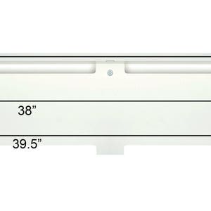 Shaker Style 3 Ft. Wood Baseboard Heater Cover Kit in White | Etsy