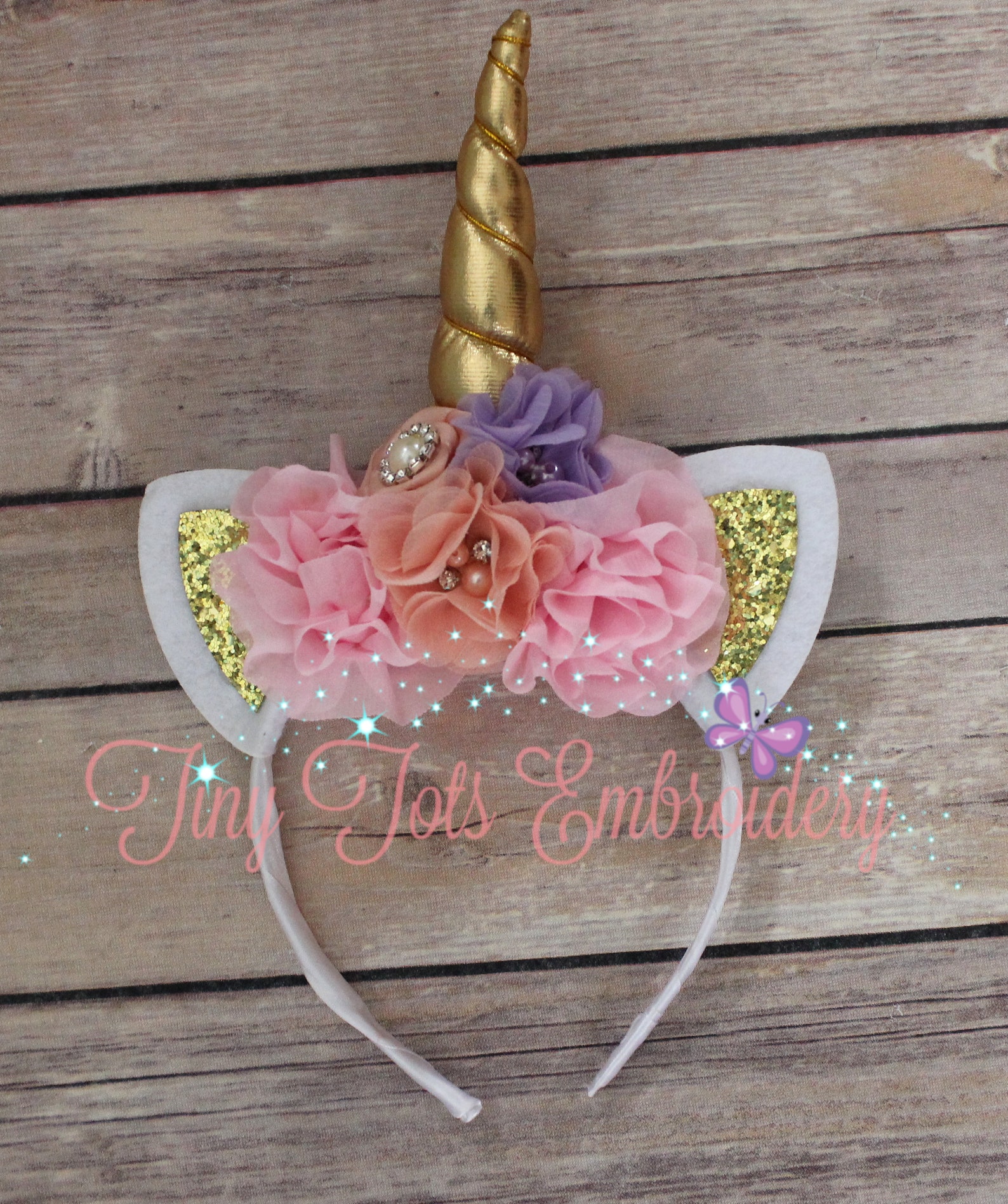 Magical Unicorn Headband ~ Unicorn Head Piece ~ Customize in Any Colors ...