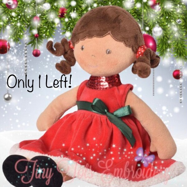 Christmas Rag Doll - Etsy