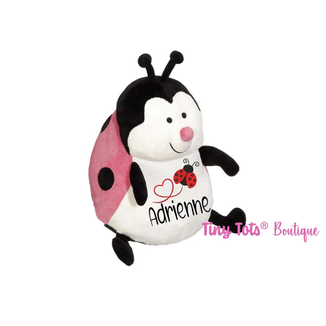 Personalized Ladybug Stuffed Animal, Ladybug Valentine, Baby Girl Birth ...