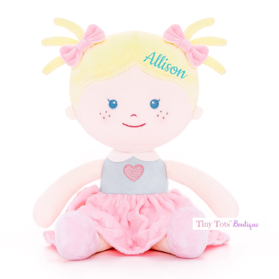 Personalized Dolls, Rag Doll, Custom Rag Doll, Baby Shower Gift, First ...