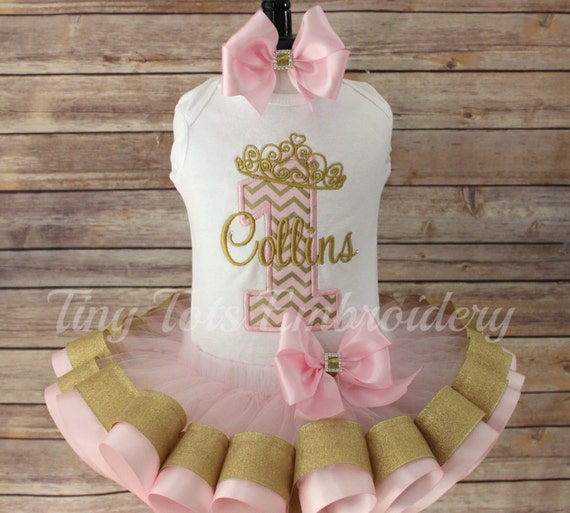 Princess Birthday Tutu Outfit Includes Top Ribbon Tutu & | Etsy