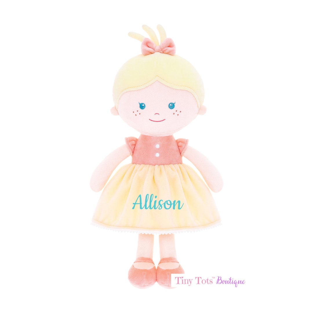 Personalized Dolls, Rag Doll, Custom Rag Doll, Baby Shower Gift, First ...