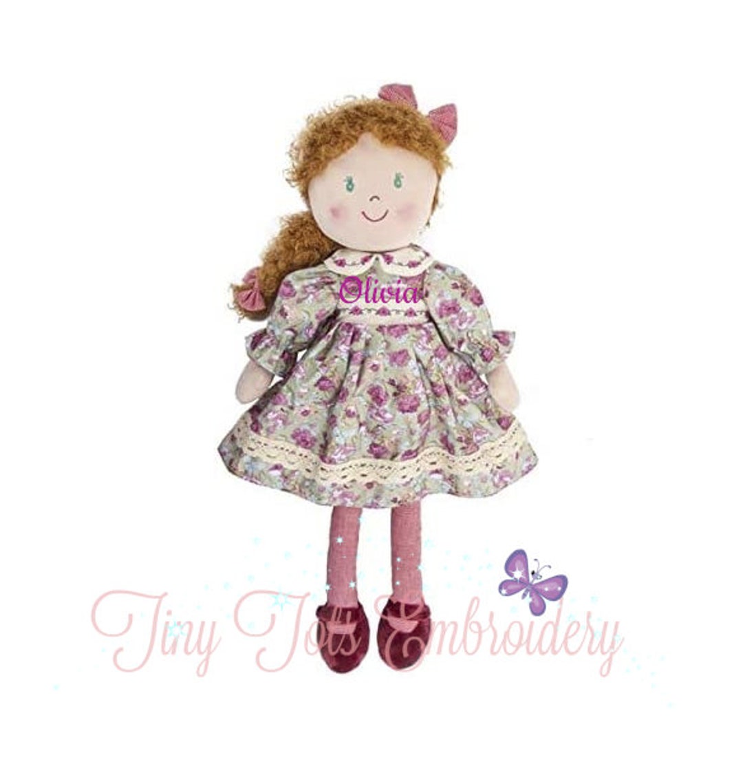 Personalized Dolls, Rag Doll, Custom Rag Doll, Baby Shower Gift, First ...