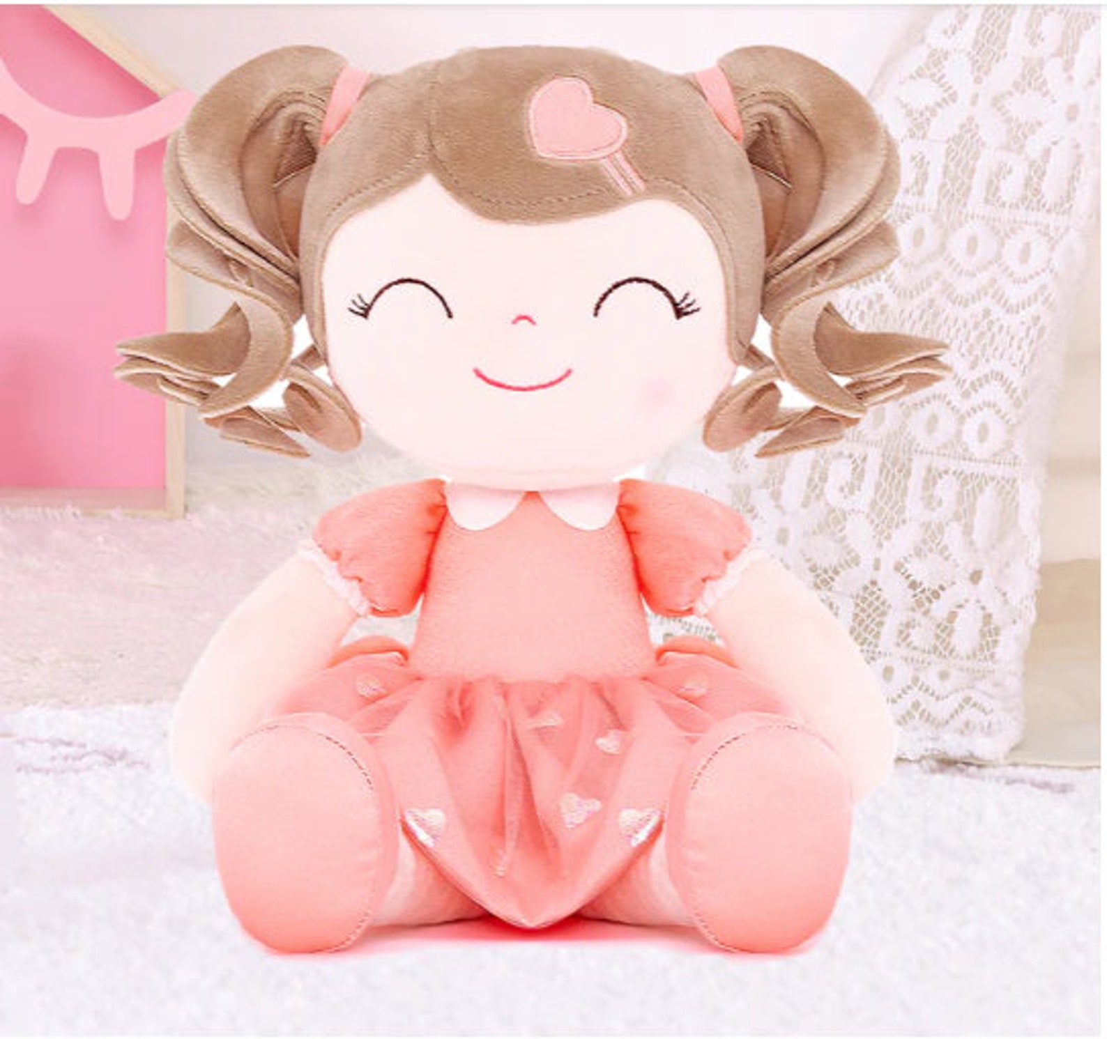 Personalized Dolls, Rag Doll, Custom Rag Doll, Baby Shower Gift, First ...