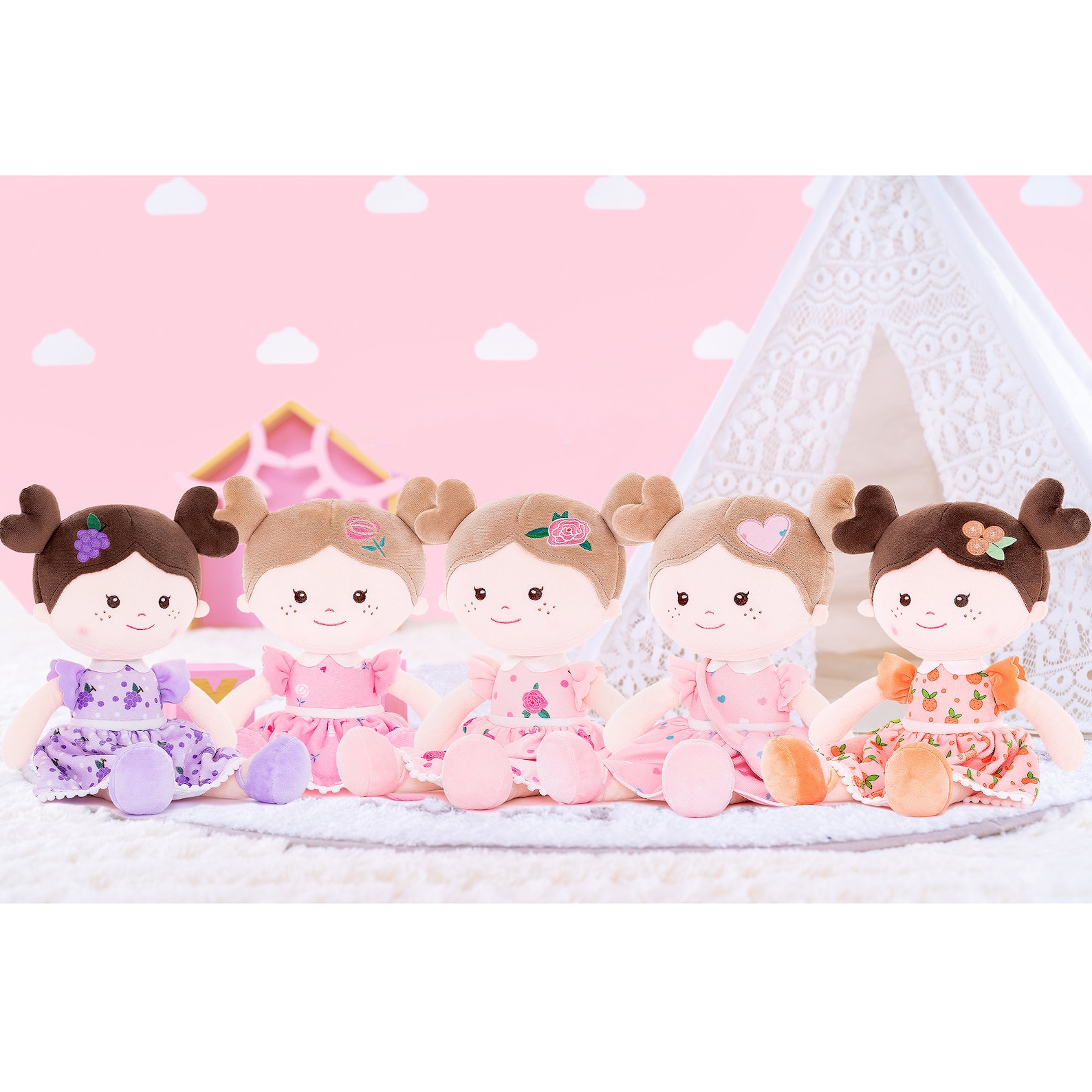 Personalized Dolls, Rag Doll, Custom Rag Doll, Baby Shower Gift, First ...