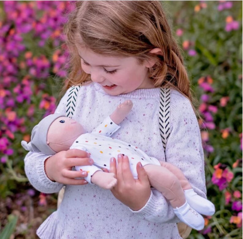 Personalized Doll Gender Neutral Doll Custom Doll Caucasian Doll Baby ...