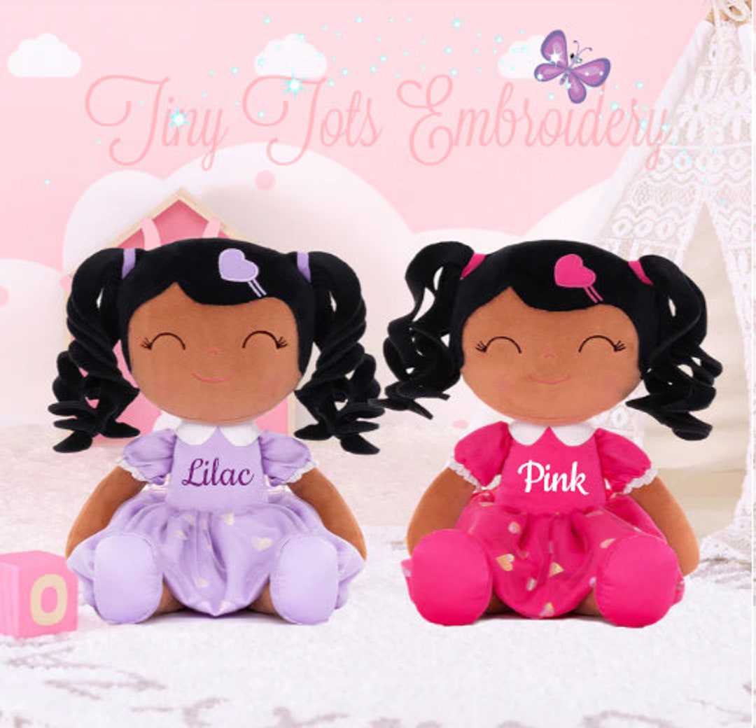 Personalized Dolls, African American Doll, Rag Doll, Custom Rag Doll ...