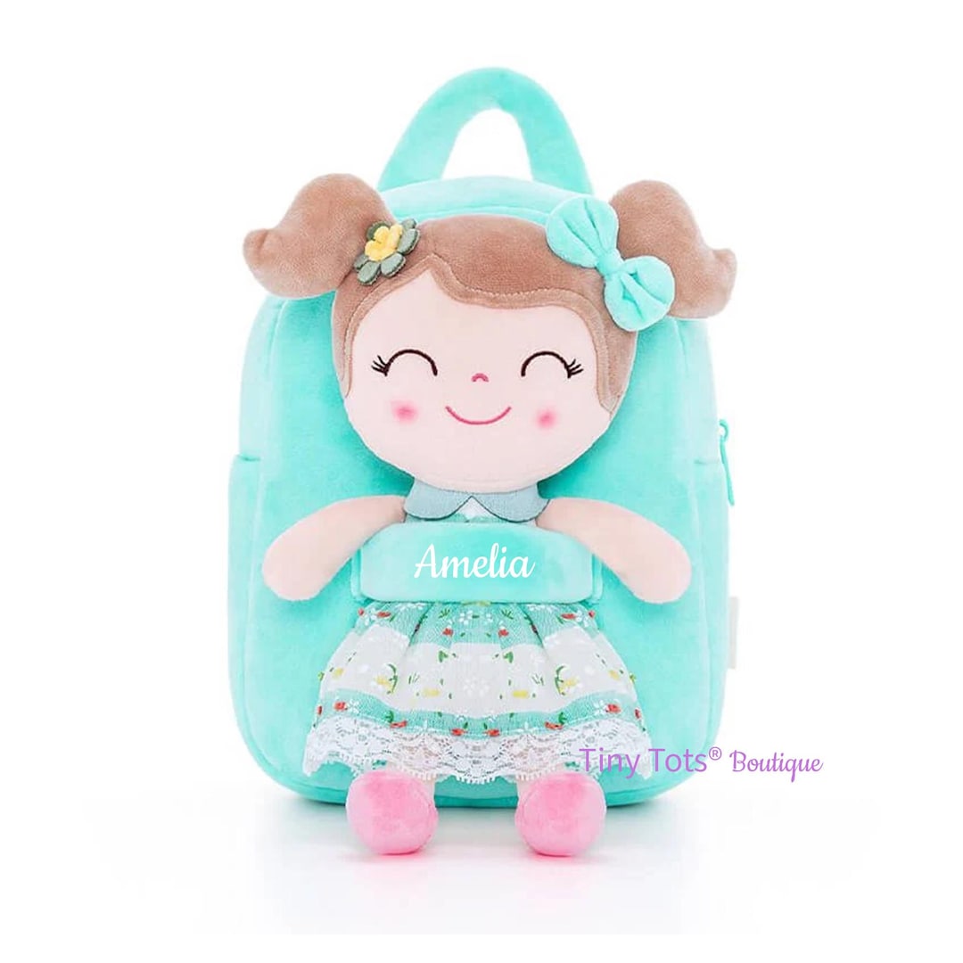 Personalized Plush Doll Backpack: Toddler Travel Bag - Etsy