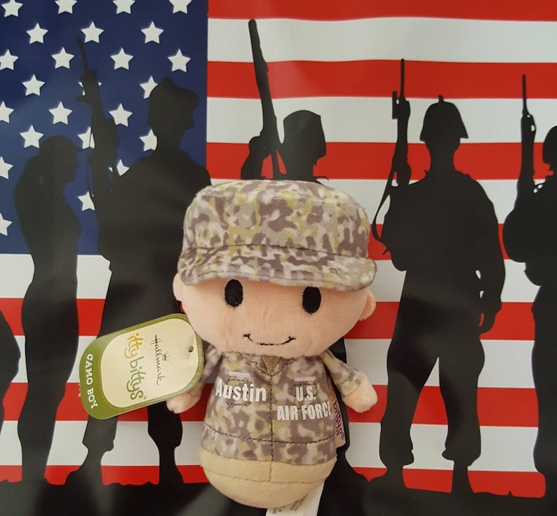 Personalized Military Plush Soldier: Camo Itty Bitty, US Navy - Etsy