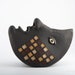 Black Moon Ceramic Art Object, Face Sculpture by Inna Olshansky - Etsy