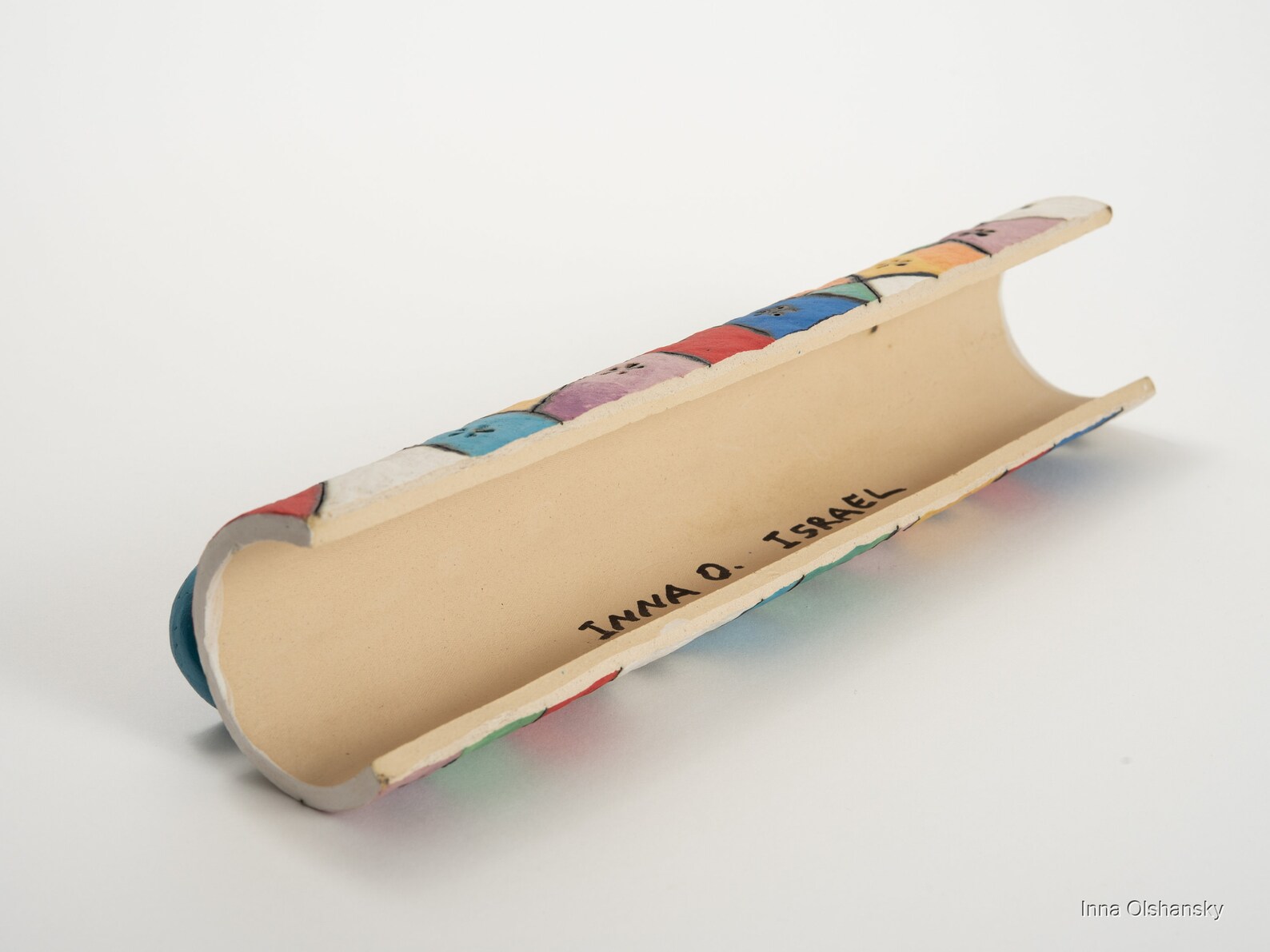 Ceramic Colorful Handmade Menorah Hanukkah - Etsy