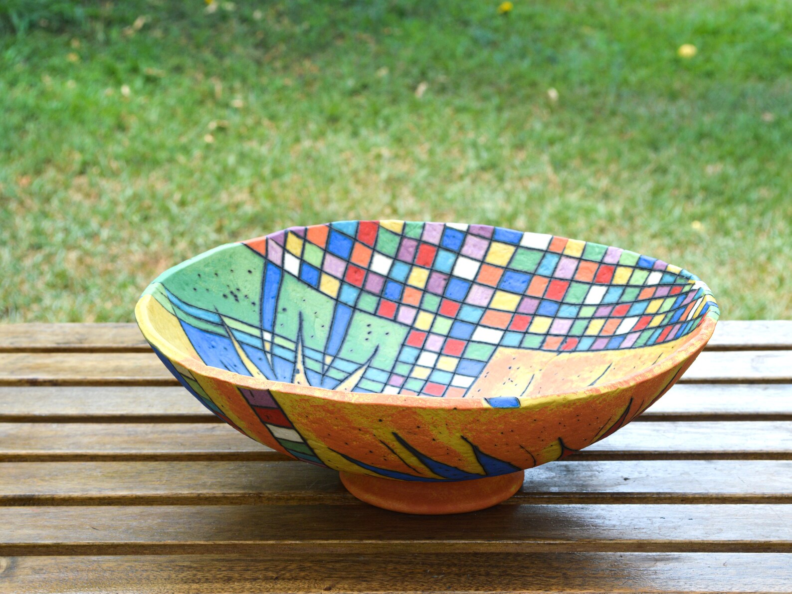 Bowl Ceramic Bowl Flowers Design Decorative Bowl - Etsy
