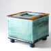 Ceramic Turquoise Box With Original Colorful Lid - Etsy