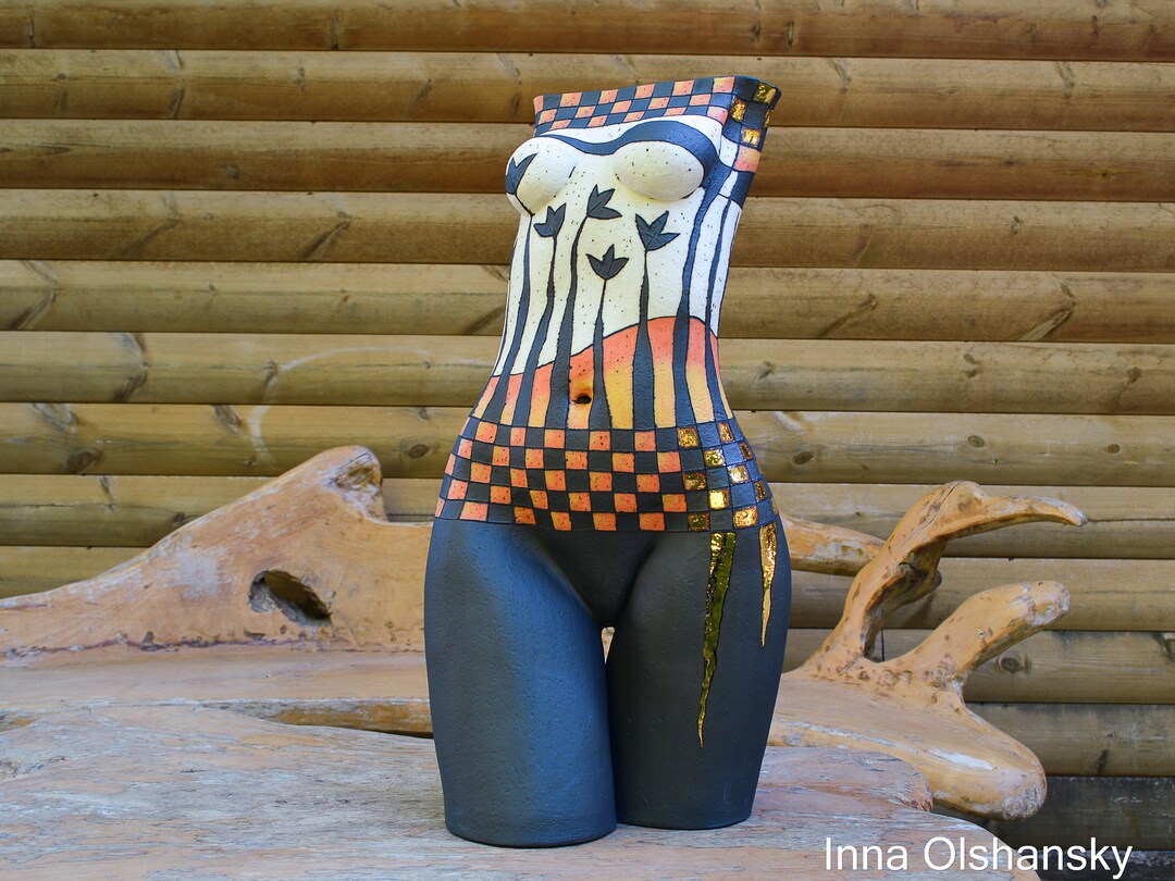 Torso - Female Torso - Sculpture Torso - Female Body - Body Ceramic ...
