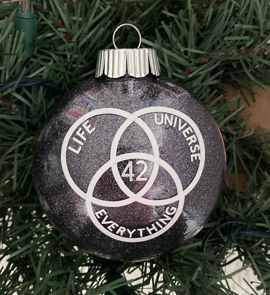 42 Answer to Everything Ornament, Hitchhiker's Guide to the Galaxy - Etsy
