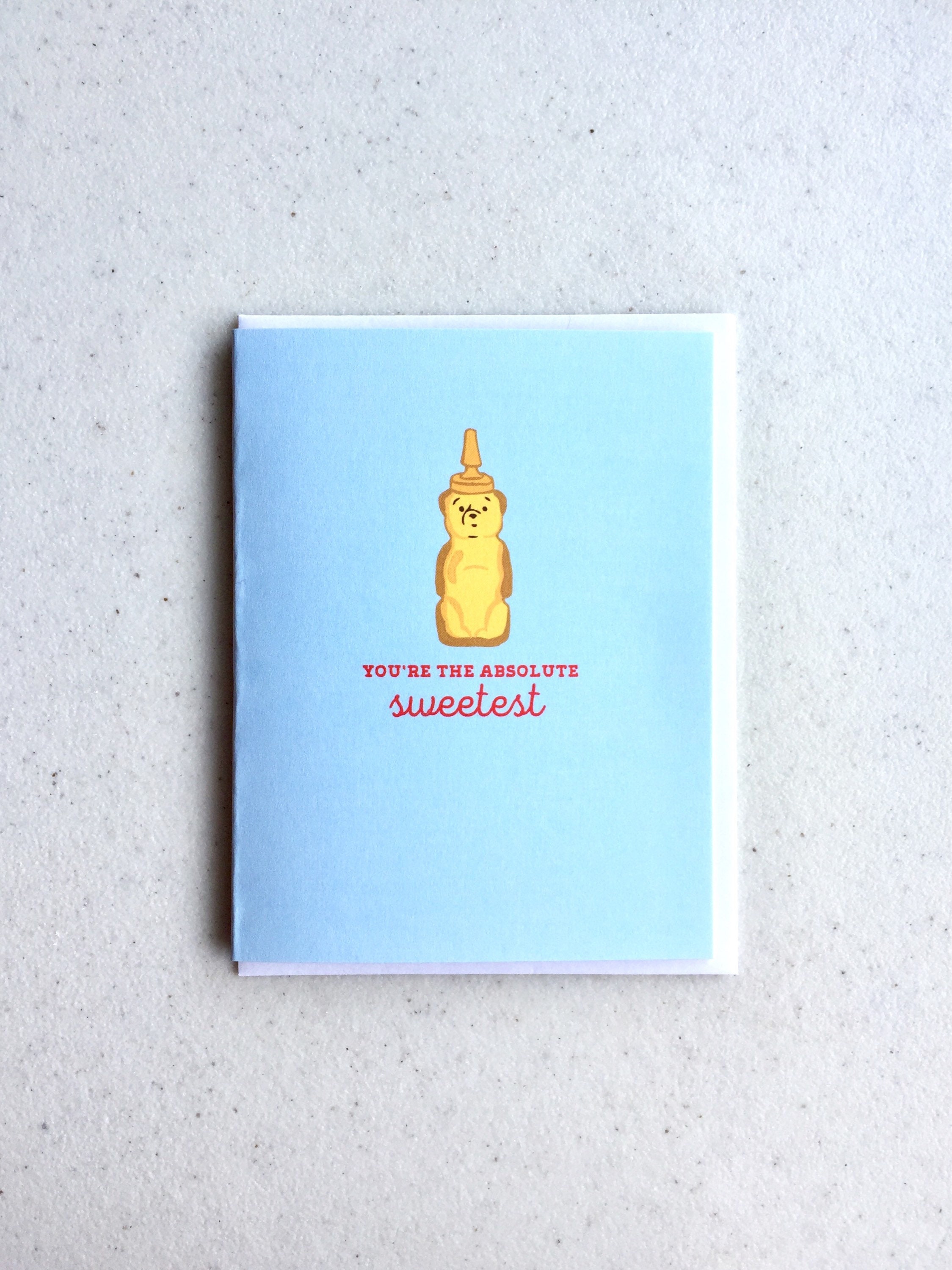 Honey Bear Thank You Card Cute Thanks Honey Pot Sweet Card | Etsy