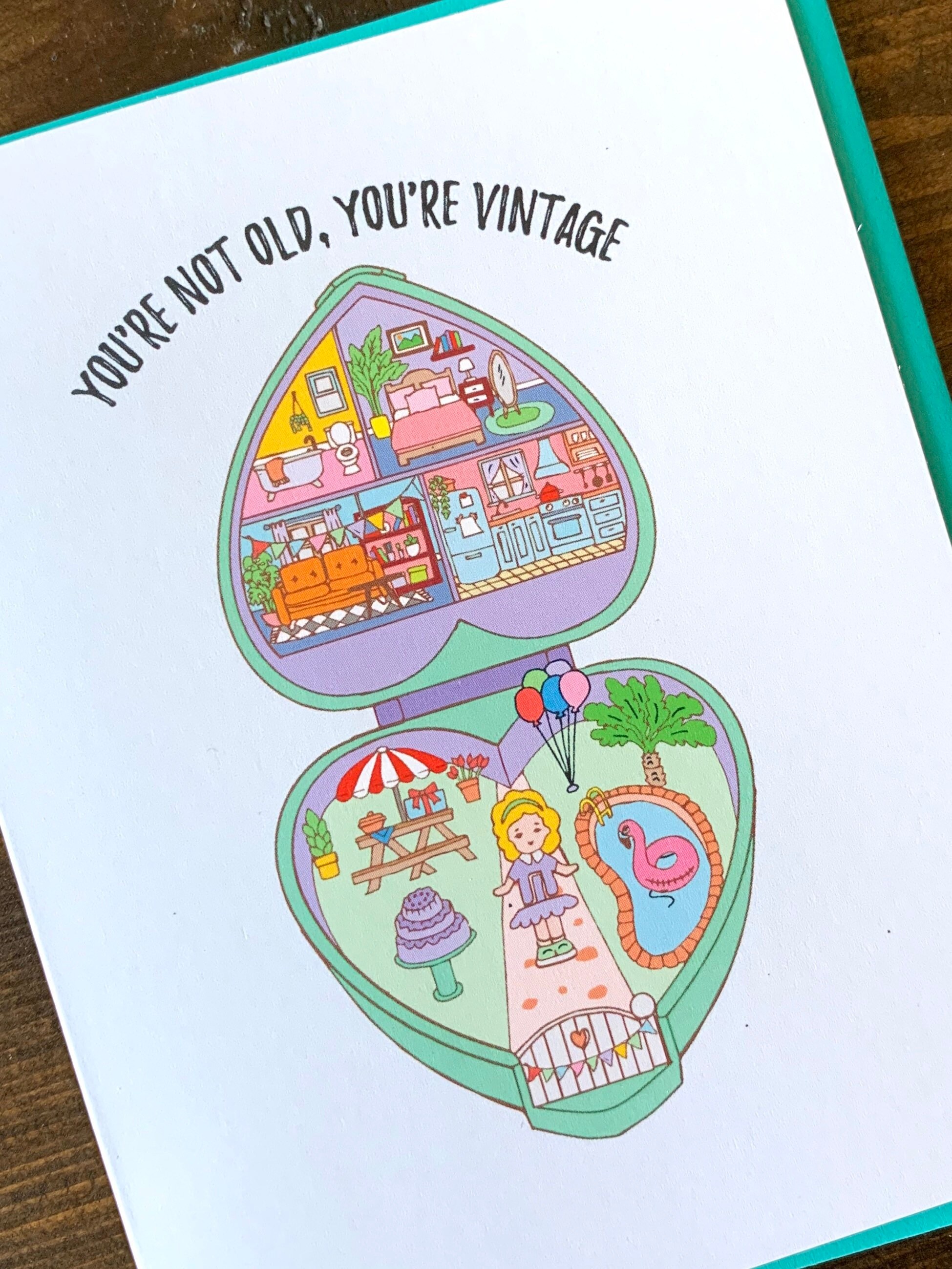 90s Polly Toy Birthday Card - Etsy