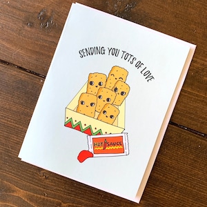 Tater Tot Birthday Best Wishes Card - Etsy