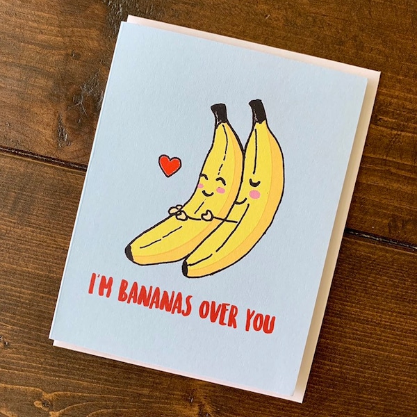 Banana Valentine - Etsy