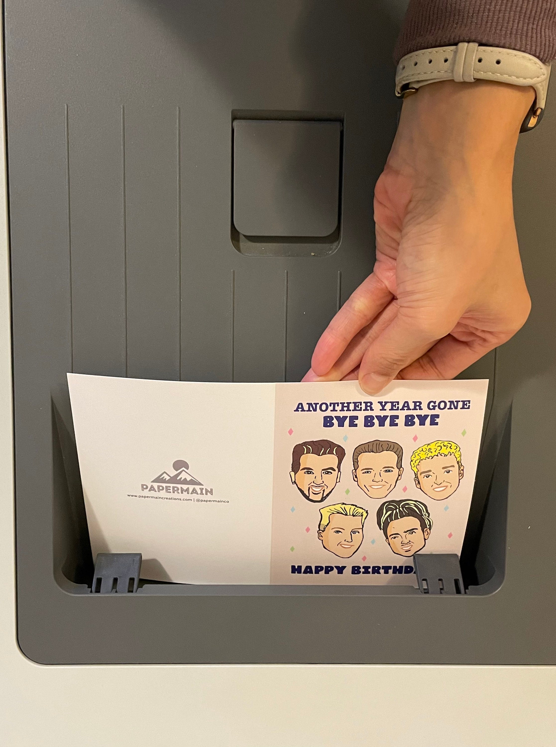 Printable Nsync Birthday Card, 90s Boy Band Print at Home Card - Etsy ...