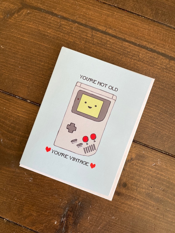 90s Retro Video Game Birthday Card - Etsy