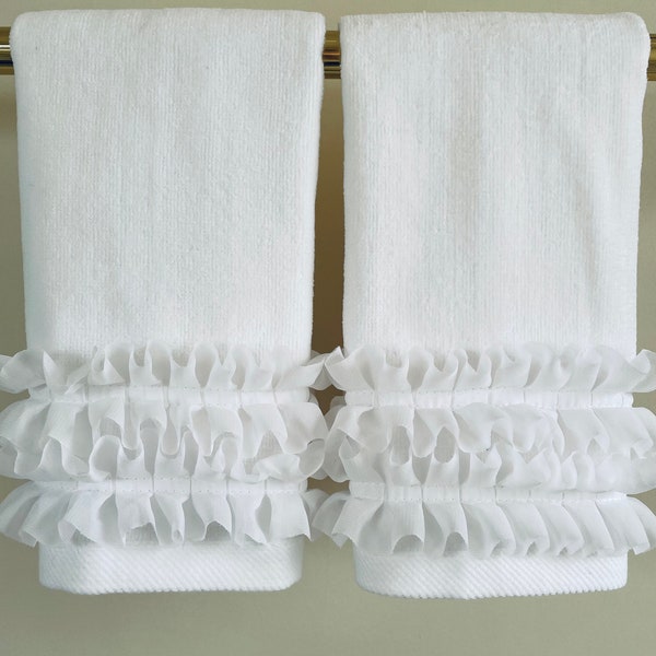 Ruffle Towel - Etsy