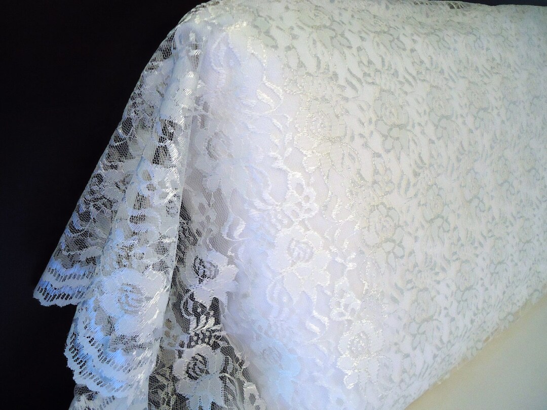 White Organza Lace Pillow Shams: French Country Standard Pillowcases (set of 2) - Etsy