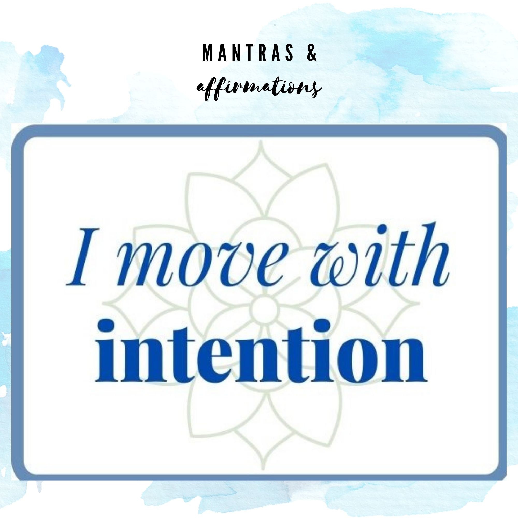 Mantras & Affirmations Cards to Use in Your Yoga Class Sequence - Etsy