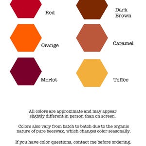 Hexagon Shape Tapers - 12 Inch Tall Beeswax Candles - Unique Style ...