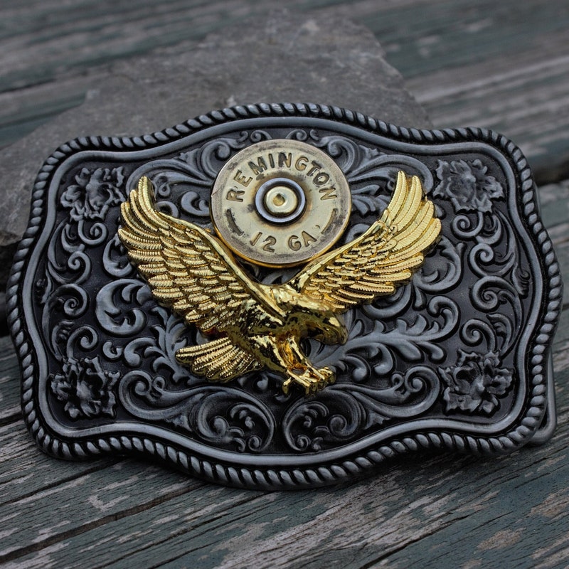 Western Eagle Belt Buckle - Etsy
