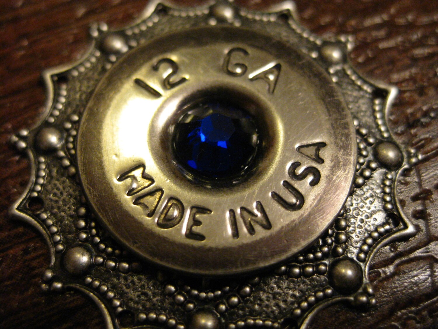 12 Gauge Elegant Shotgun Shell Antique Silver Filigree Necklace ...