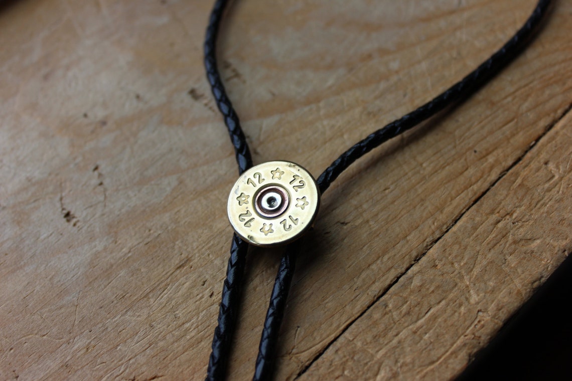 Ammo Bolo Tie, 12/16/20/410 Gauge Shotgun Shell, Father's Day Gift ...
