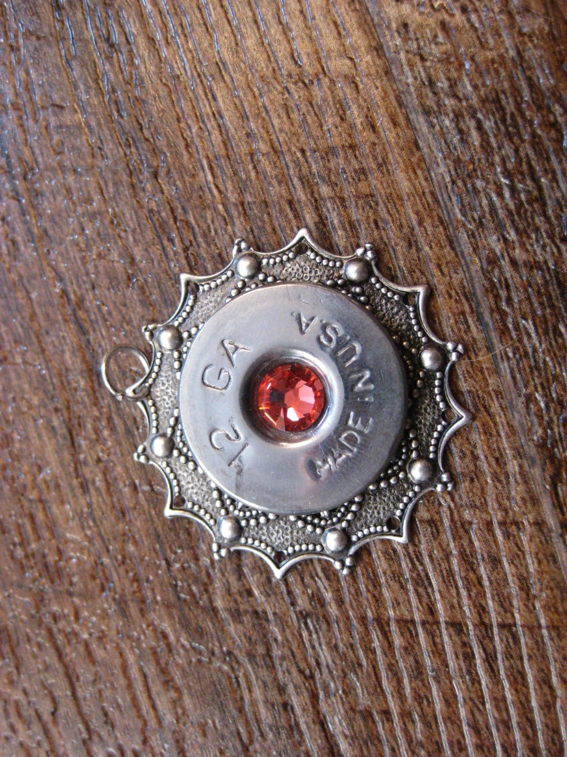12 Gauge Elegant Shotgun Shell Antique Silver Filigree - Etsy