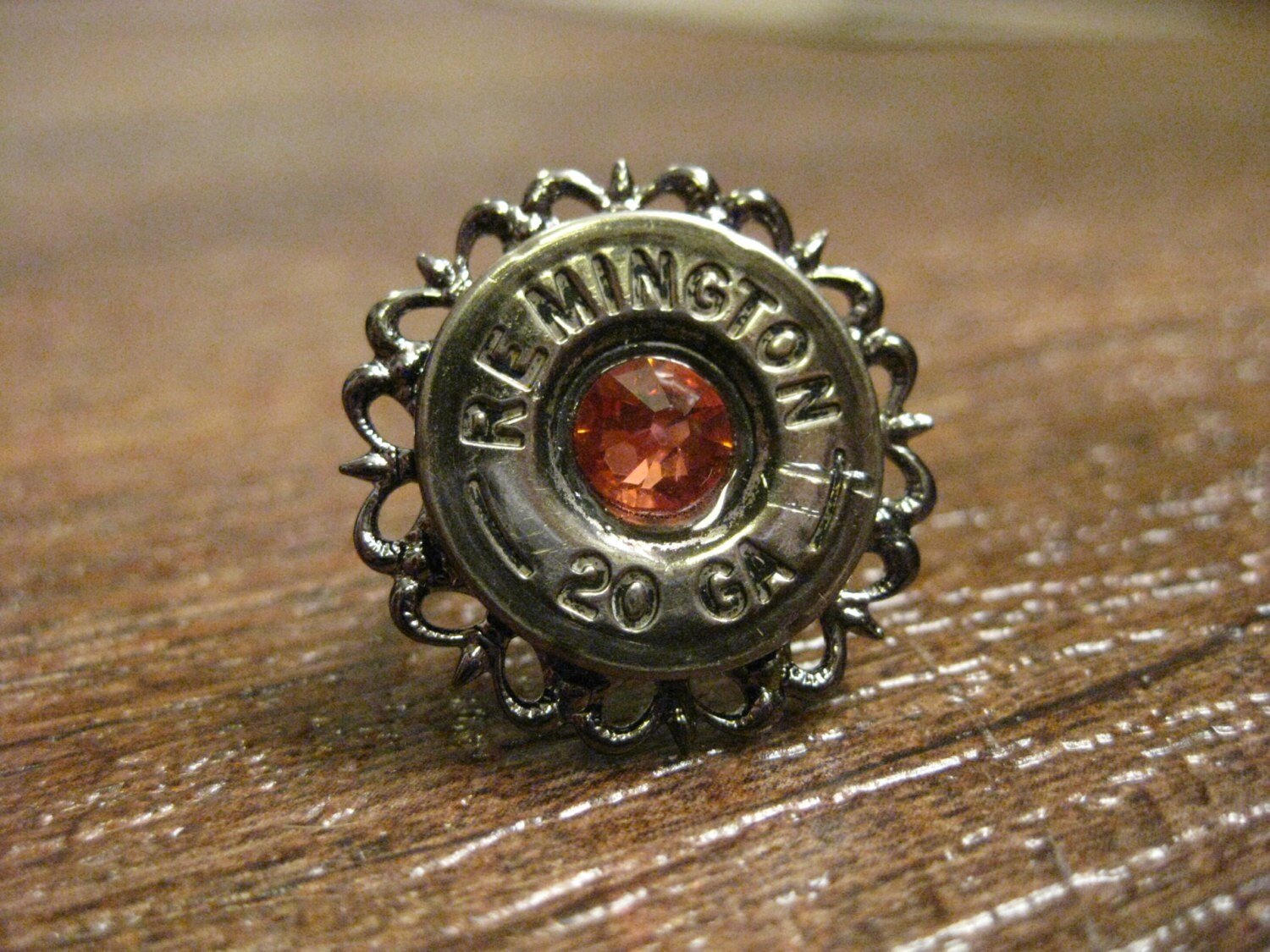 20 Gauge/12 Gauge Filigree Silver Shotgun Shell Ring, Upcycled Ammo - Etsy