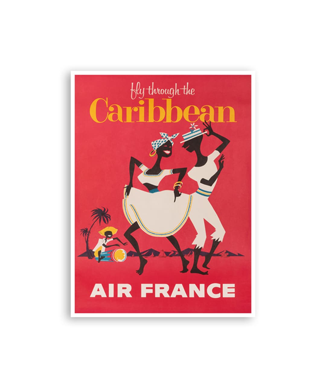 Caribbean Travel Poster Home Decor Dancing Wall Art Print H839 - Etsy