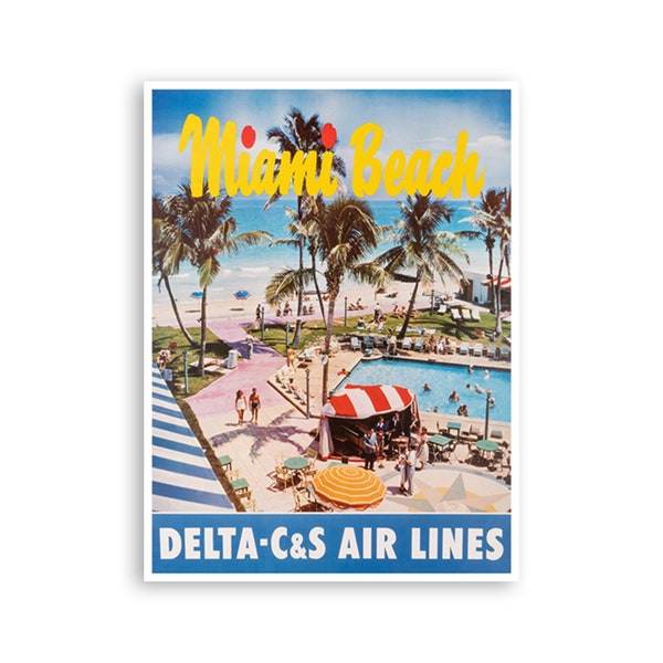 Retro Miami Decor - Etsy