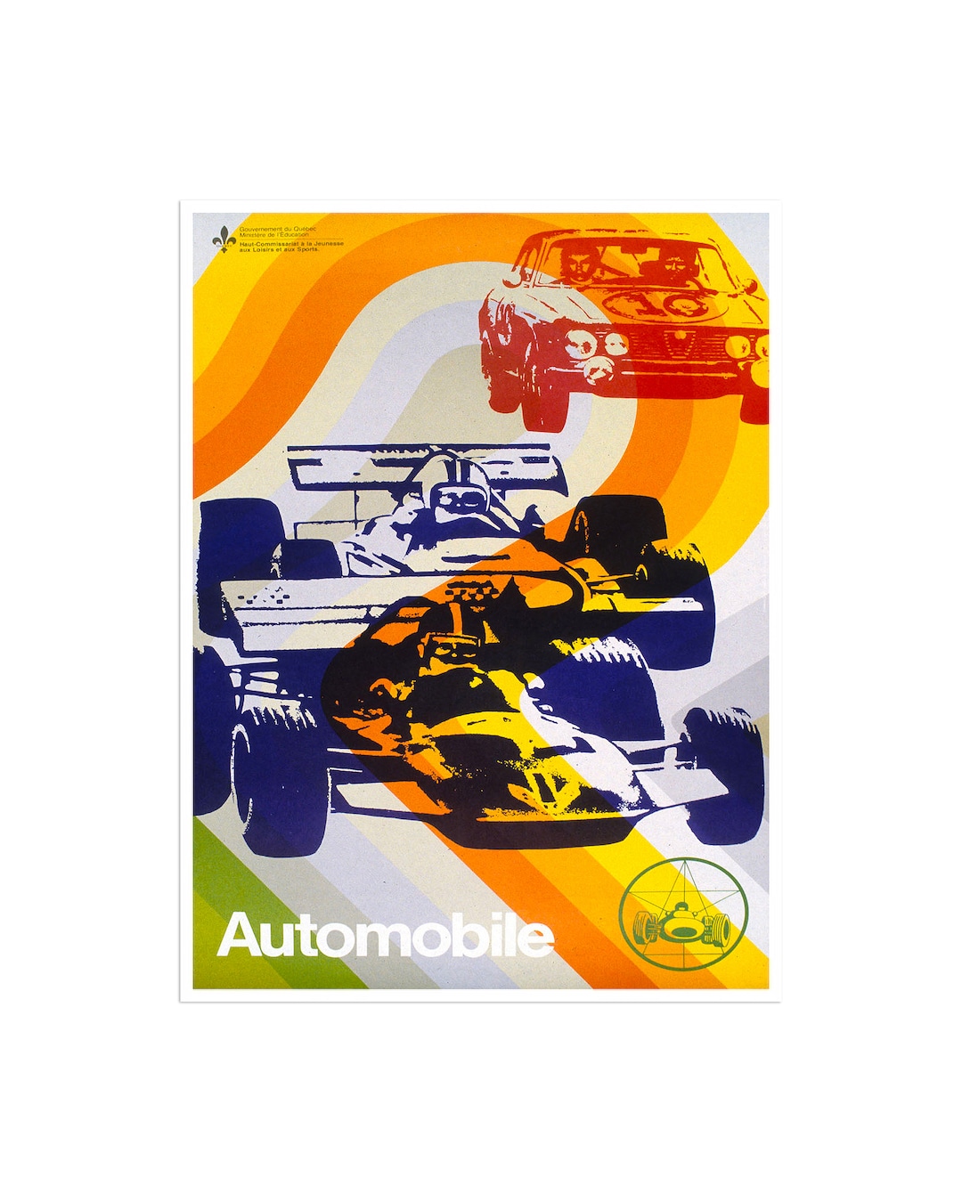 Retro Race Car Poster Auto Racing Vintage Motor Sport Art Print H303 - Etsy