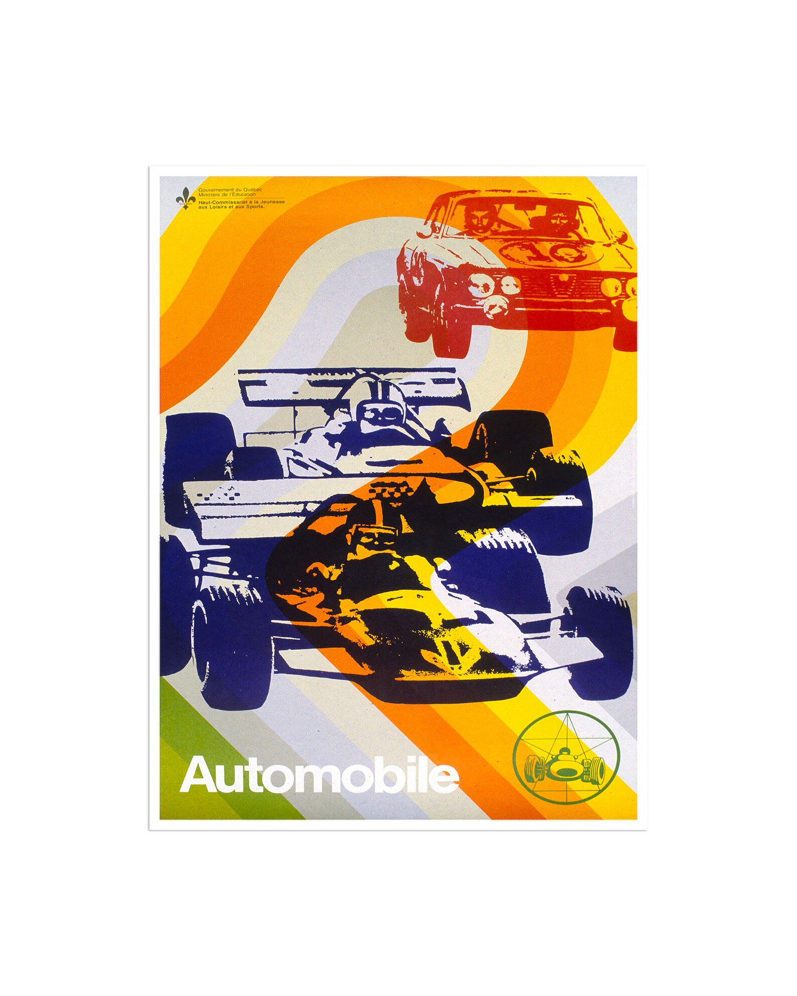 Retro Race Car Poster Auto Racing Vintage Motor Sport Art | Etsy