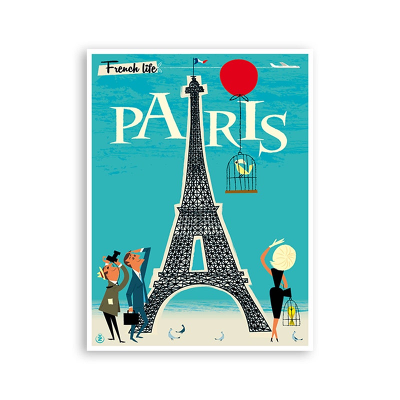 Paris Poster - Etsy