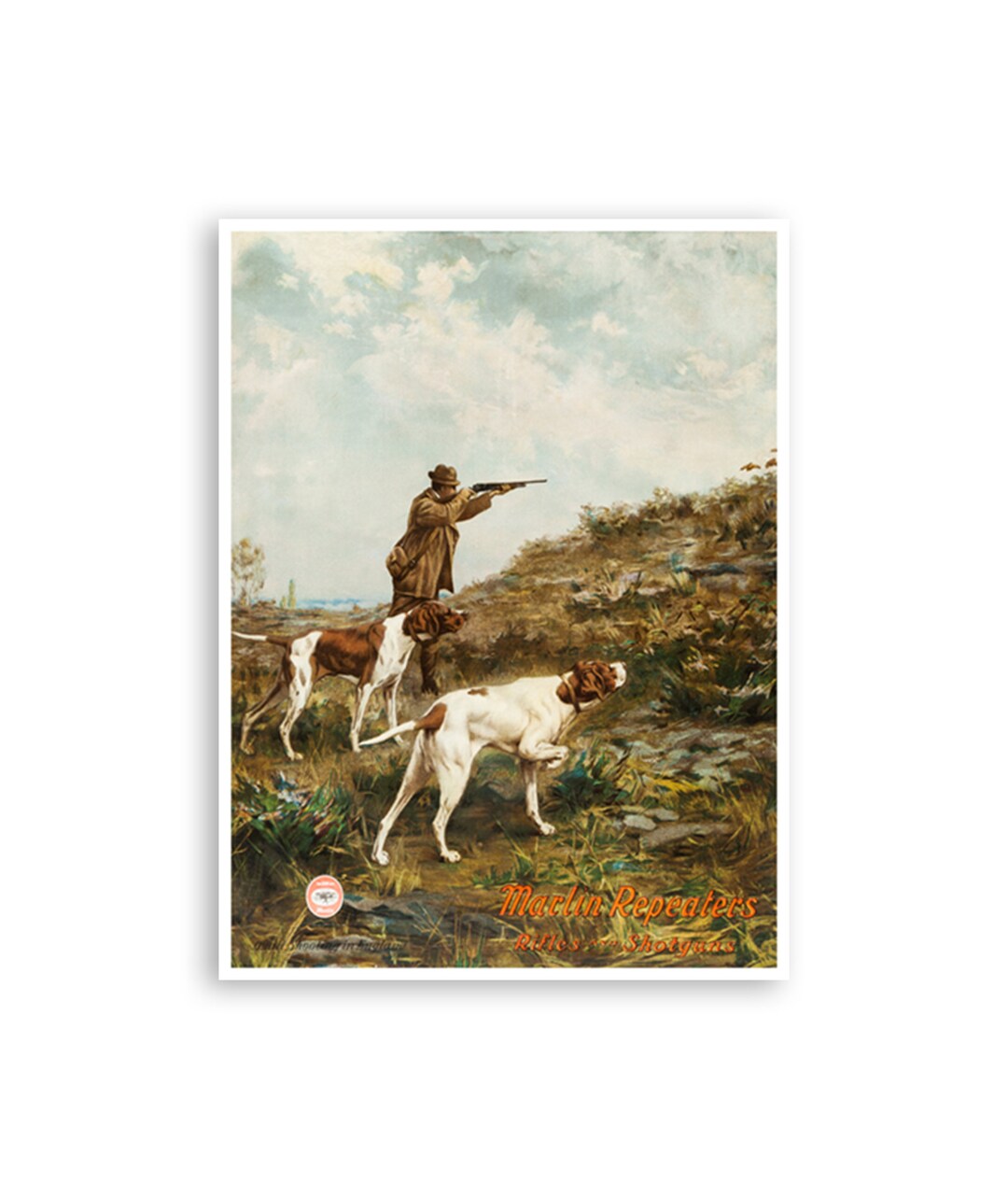 Vintage Hunting Poster Western Sports Art Wall Decor (H1024) - Etsy