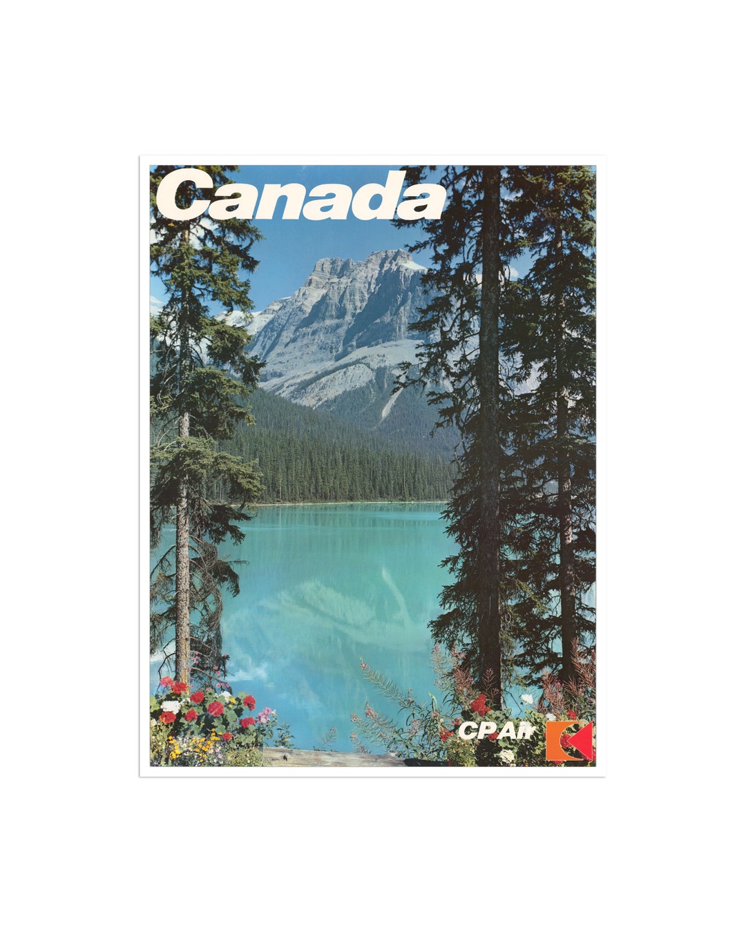 Canada Travel Poster Retro Art Camping Print Sports Decor H609 - Etsy