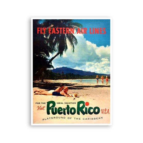 Puerto Rico Poster - Etsy