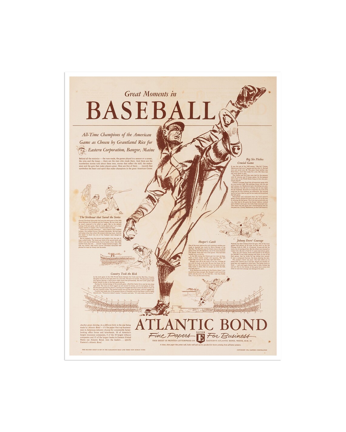 Vintage Baseball Poster Historic Wall Art Print Sports Art - Etsy