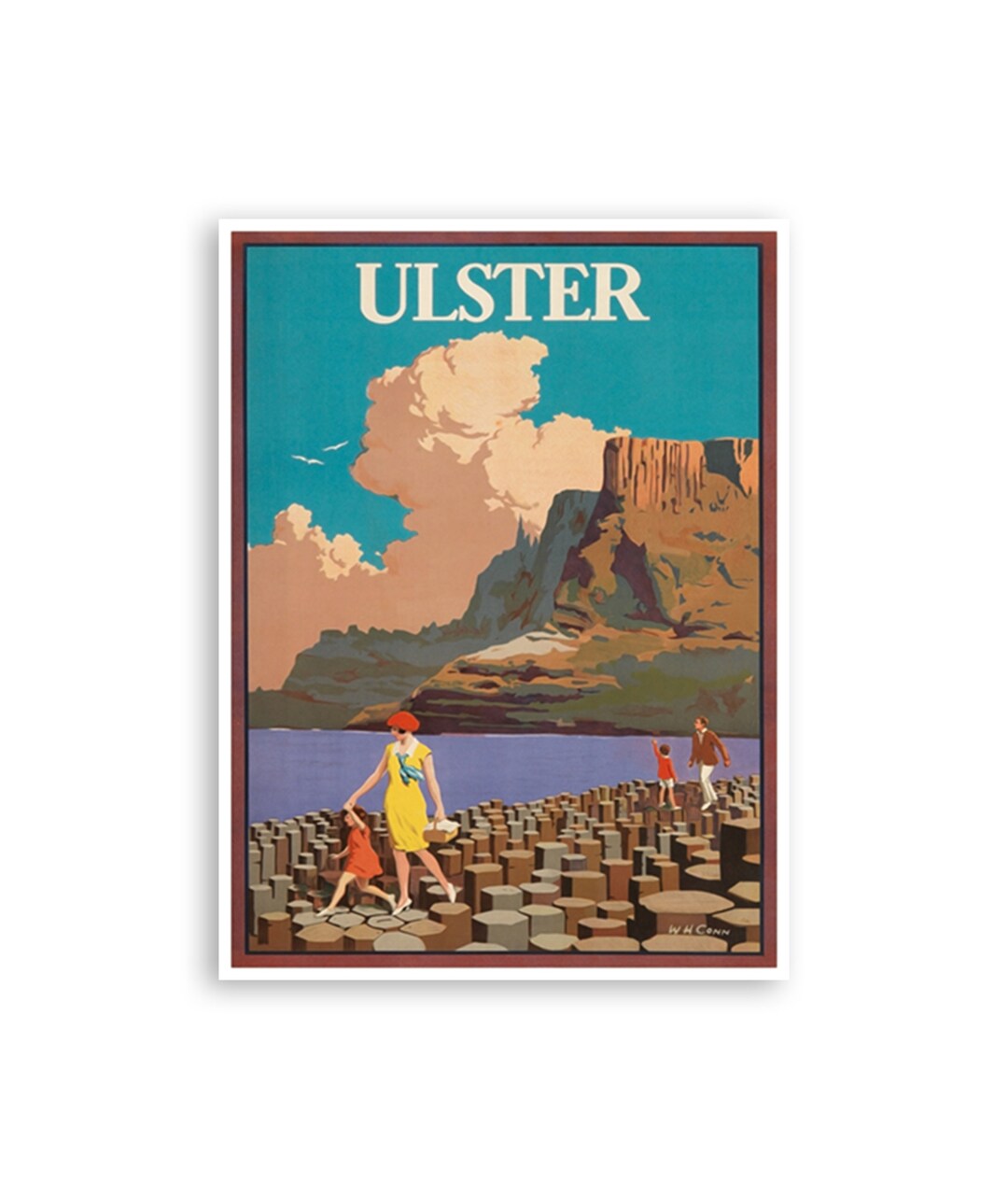 Ulster Ireland Art Travel Poster Print (H856) - Etsy